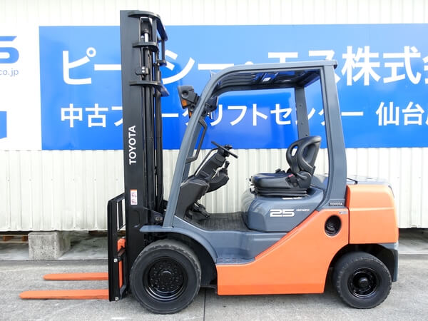 50-8FD25 2.5トン ディーゼル 【中古フォークリフトのPCS】